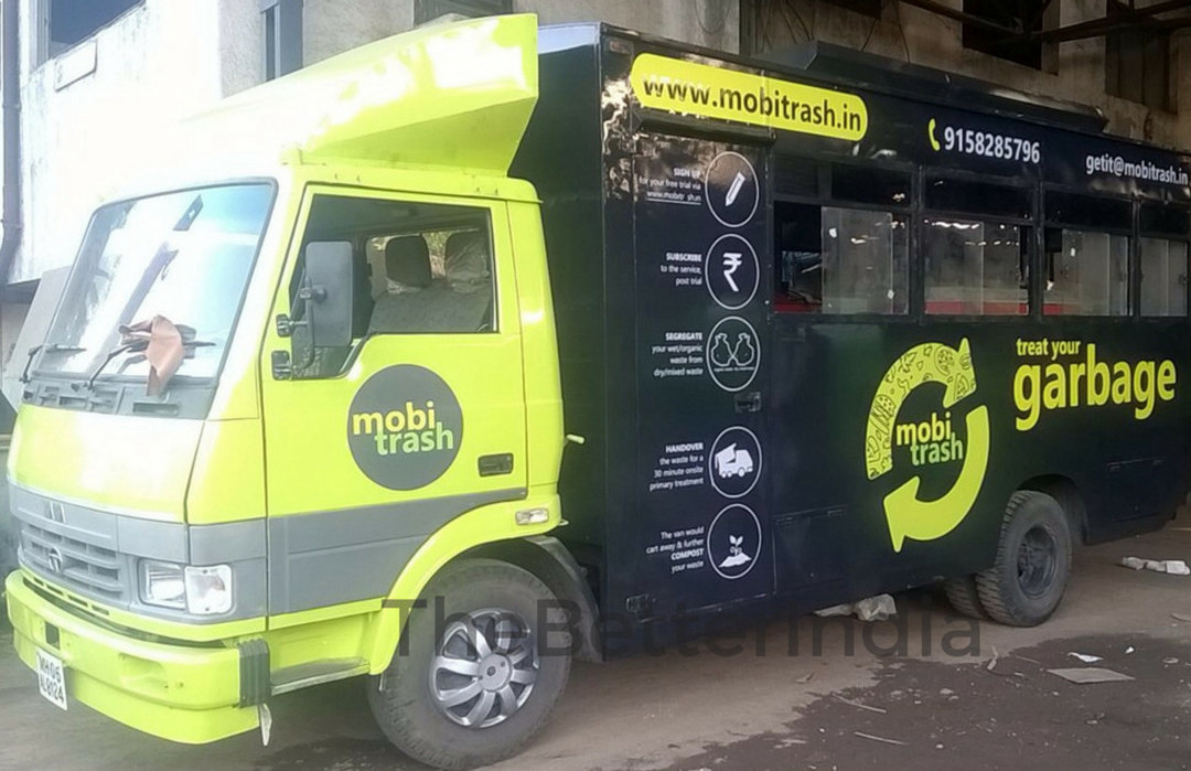 Mobile van helps converts wet waste into compost in Pune