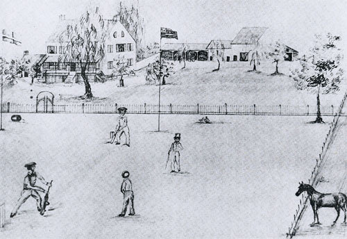 First international cricket match started on Sept 24, 1844