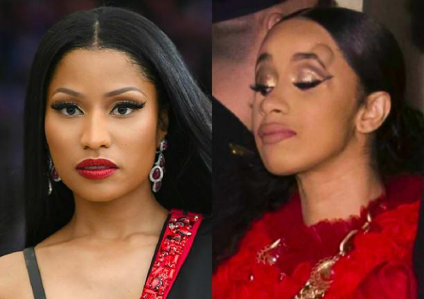 Cardi B left bruised after fight with Nicki Minaj at fashion event ...