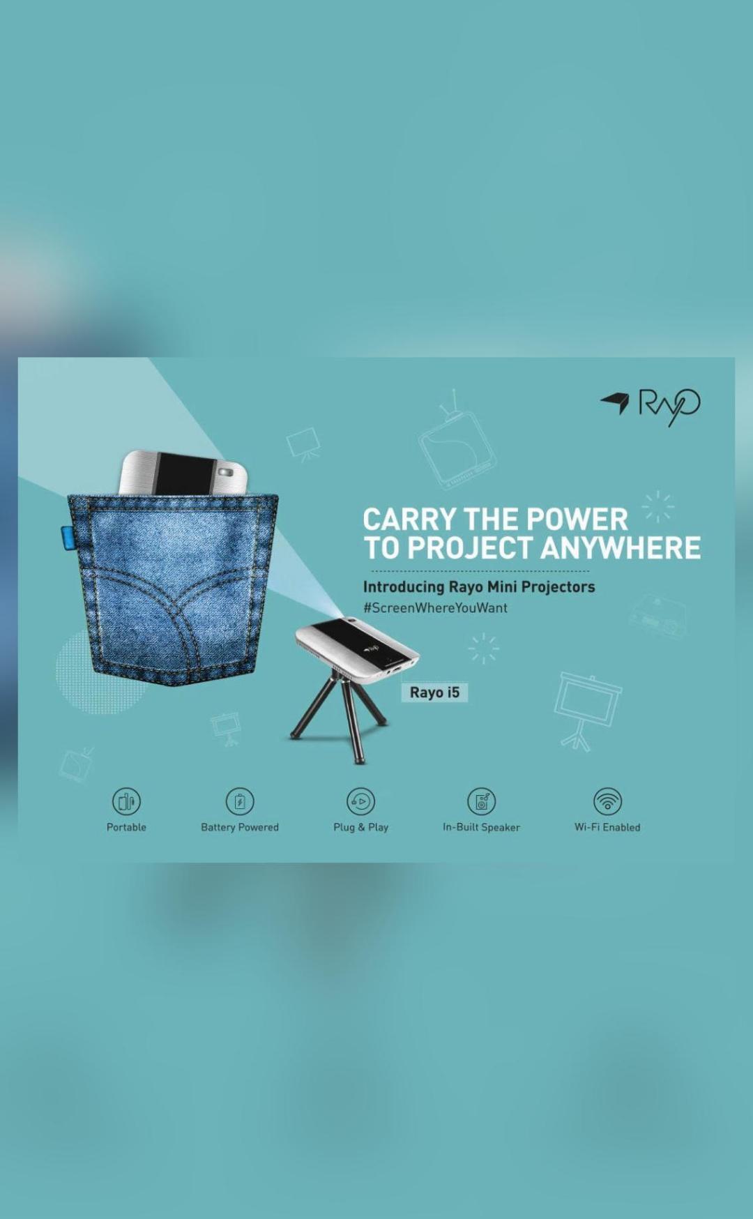 Canon India introduces Portable Rayo Mini projectors | Technology News ...