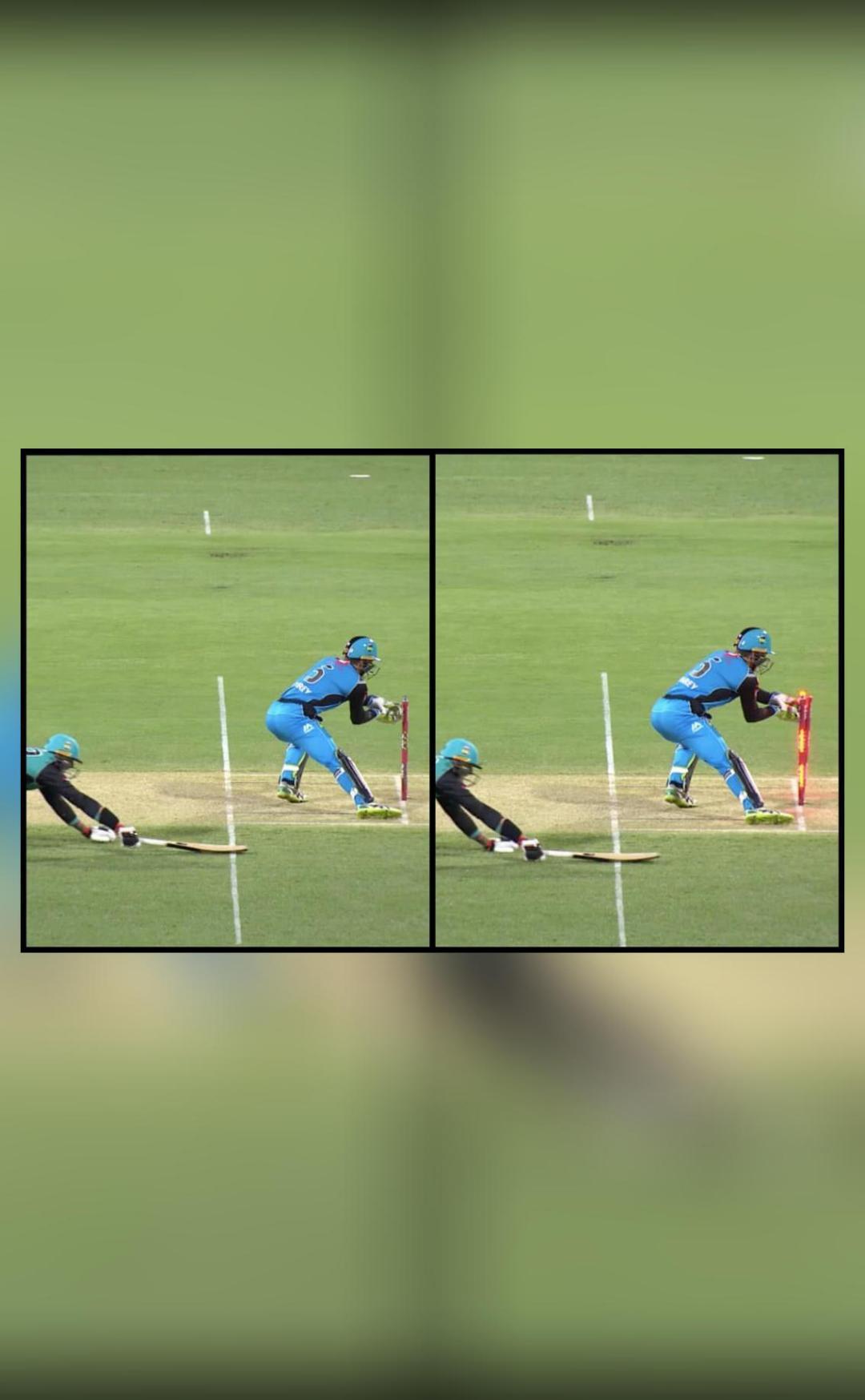 3rd umpire gives batsman out, fielding team calls him back to bat