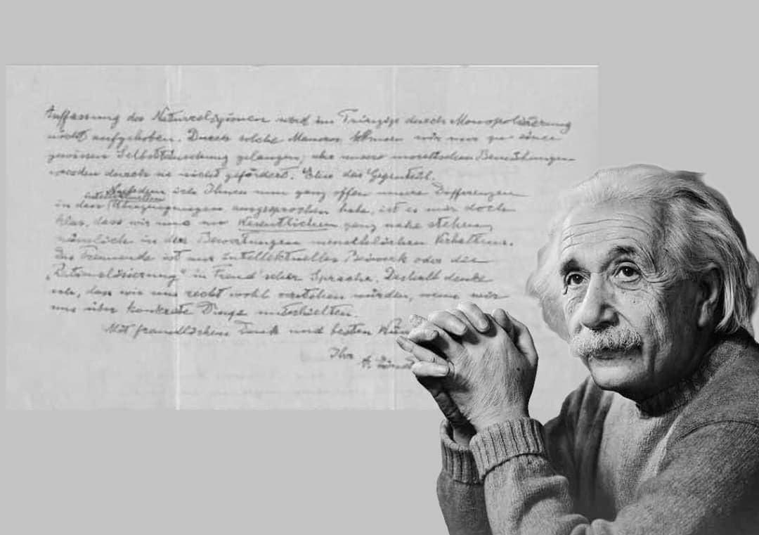 Einstein’s 1954 letter about God sells for $2.9mn at auction | Science ...