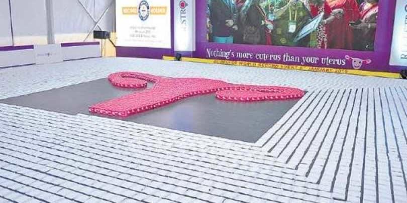 Guinness World Record with longest sanitary pads line set in B'luru ...