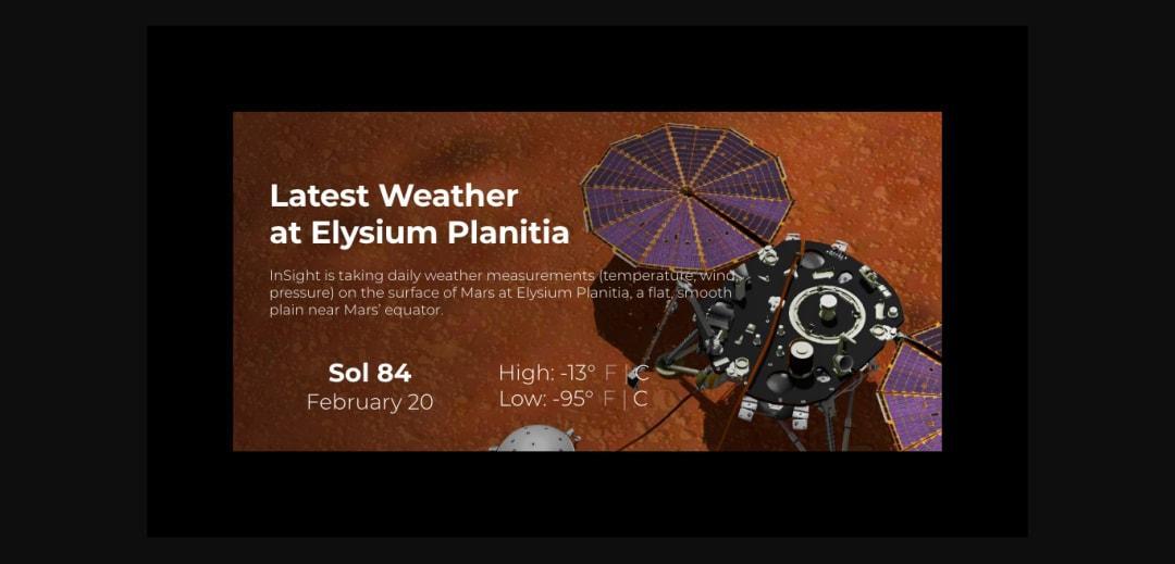NASA launches website to check daily weather on Mars | Science News ...