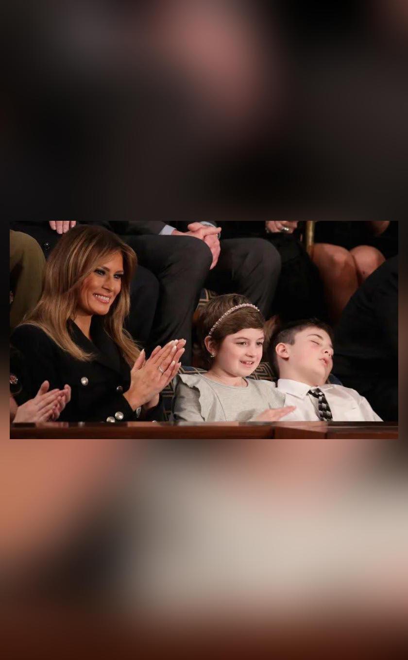 Trump’s guest Joshua Trump sleeps during his speech, pics go viral