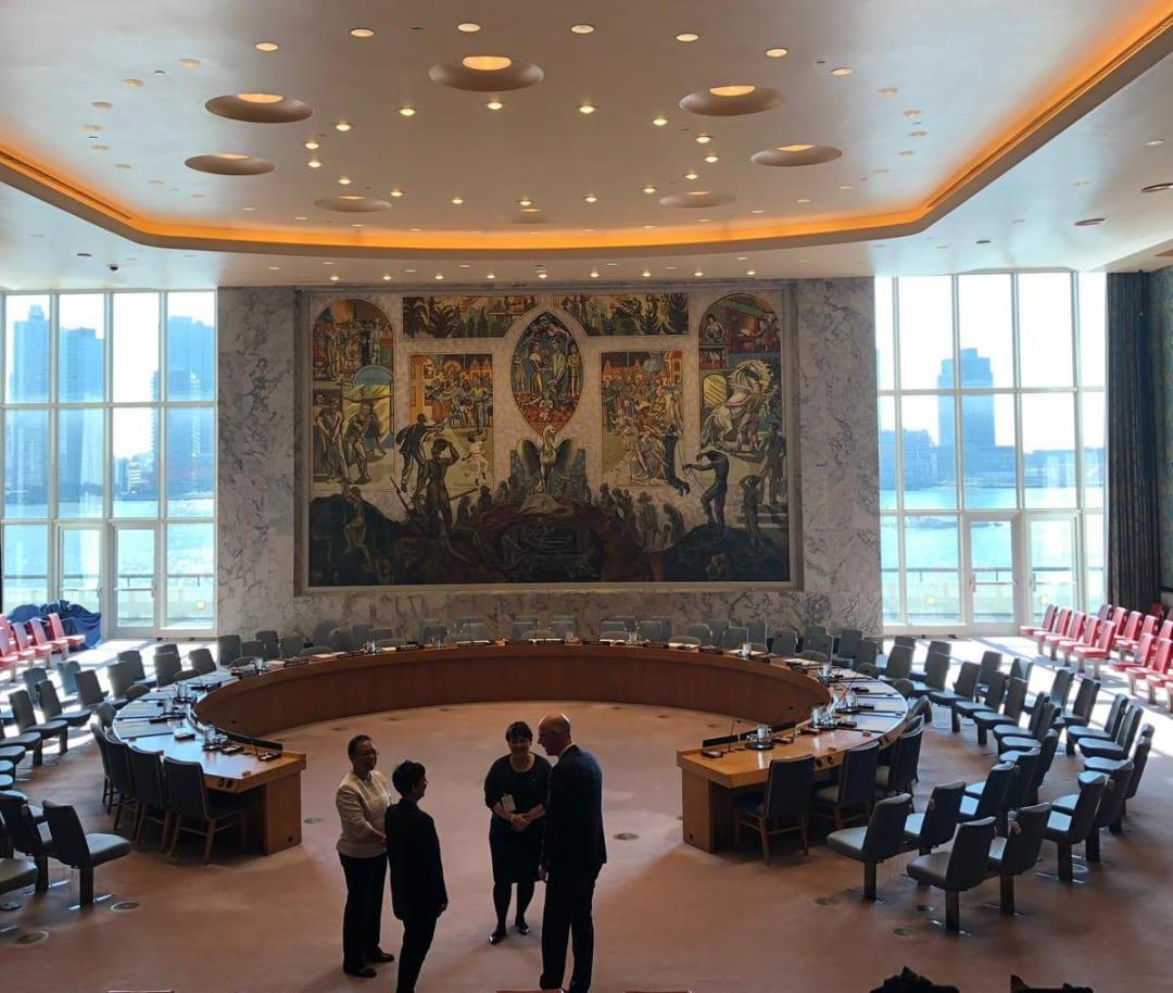 UN Security Council opens curtains for the 1st time in its history ...