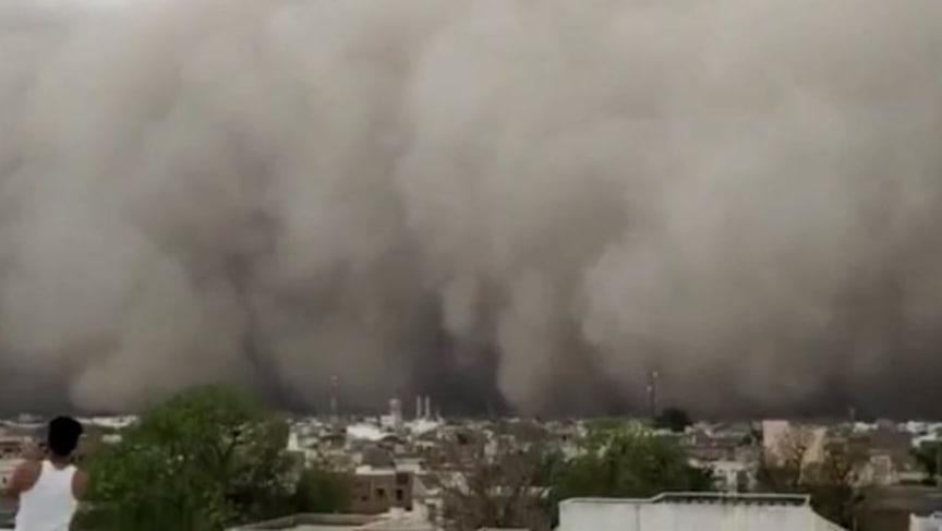 Video shows massive dust storm approaching Rajasthan city | National ...
