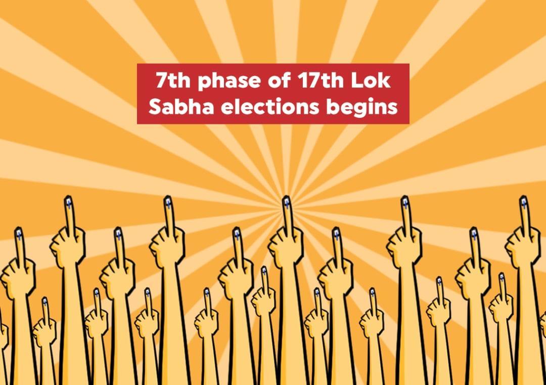 Voting begins for 7th and final phase of 17th Lok Sabha elections ...
