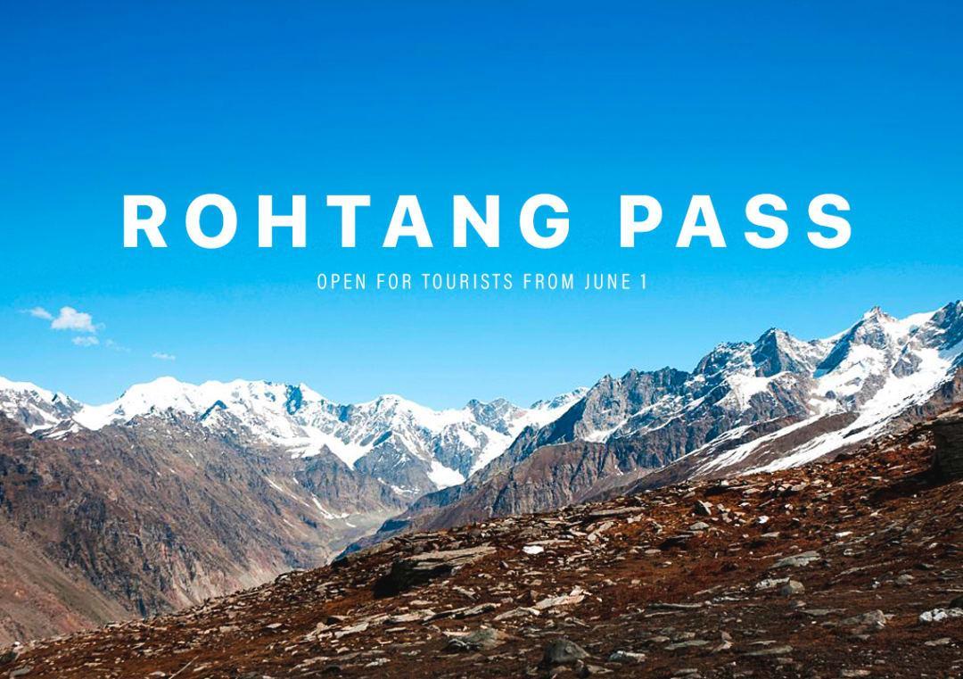 Rohtang Pass to open to tourists on June 1 | National News | Inshorts