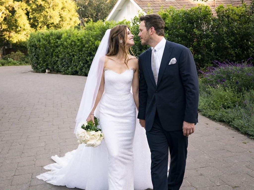 Actor Chris Pratt shares 1st official pic of his wedding ... Actor Chris Pratt shares 1st official pic of his wedding ...