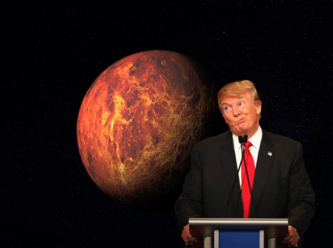 Trump claims Moon is 'a part' of Mars; criticises NASA | World News ...