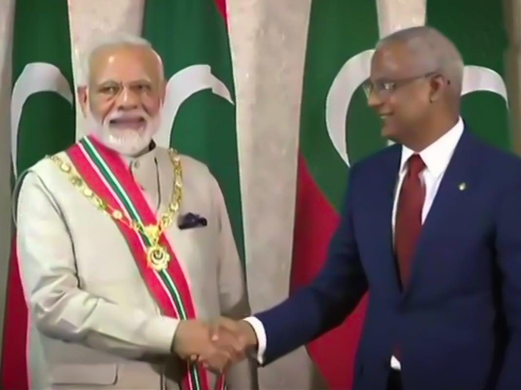 PM Modi awarded Maldives' highest honour for foreign dignitaries ...